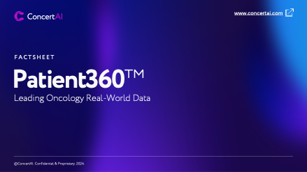 Patient360 Factsheet | ConcertAI